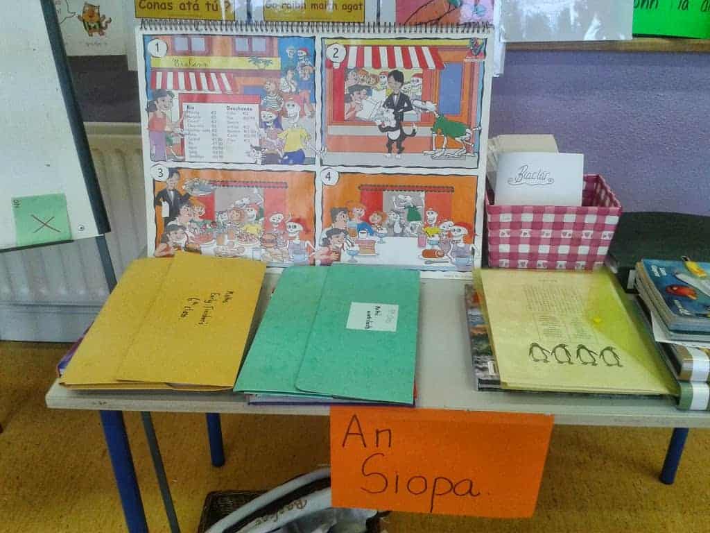 Teaching Practice- Displays/ Early Finishers Table - Múinteoir Valerie