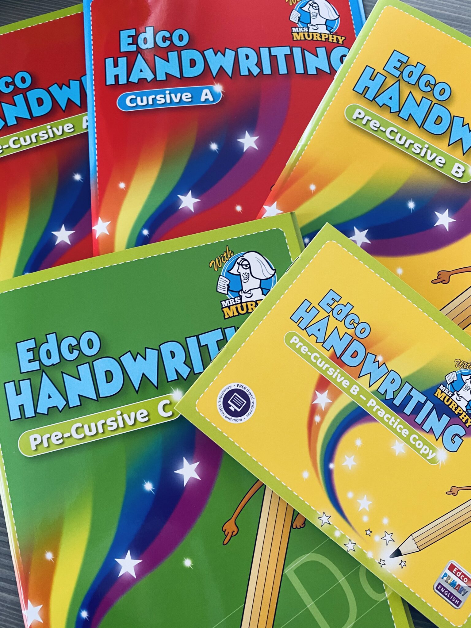 Handwriting by Mrs Murphy - Múinteoir Valerie